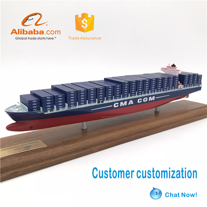 Ocean Artwork Studio vessel model 1:1000 MSC 35cm model container ship ...