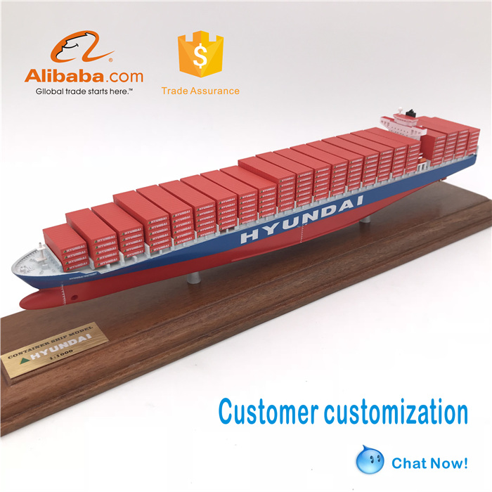 Ocean Artwork Studio vessel model 1:1000 MSC 35cm model container ship ...