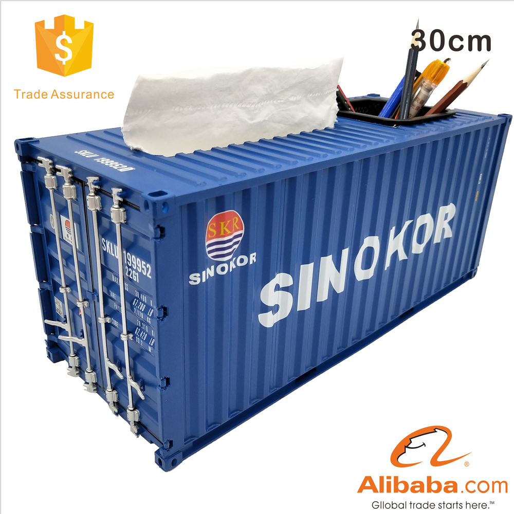 30cm 1:20 SINOKOR logistics mini container Pen holder shipping ...