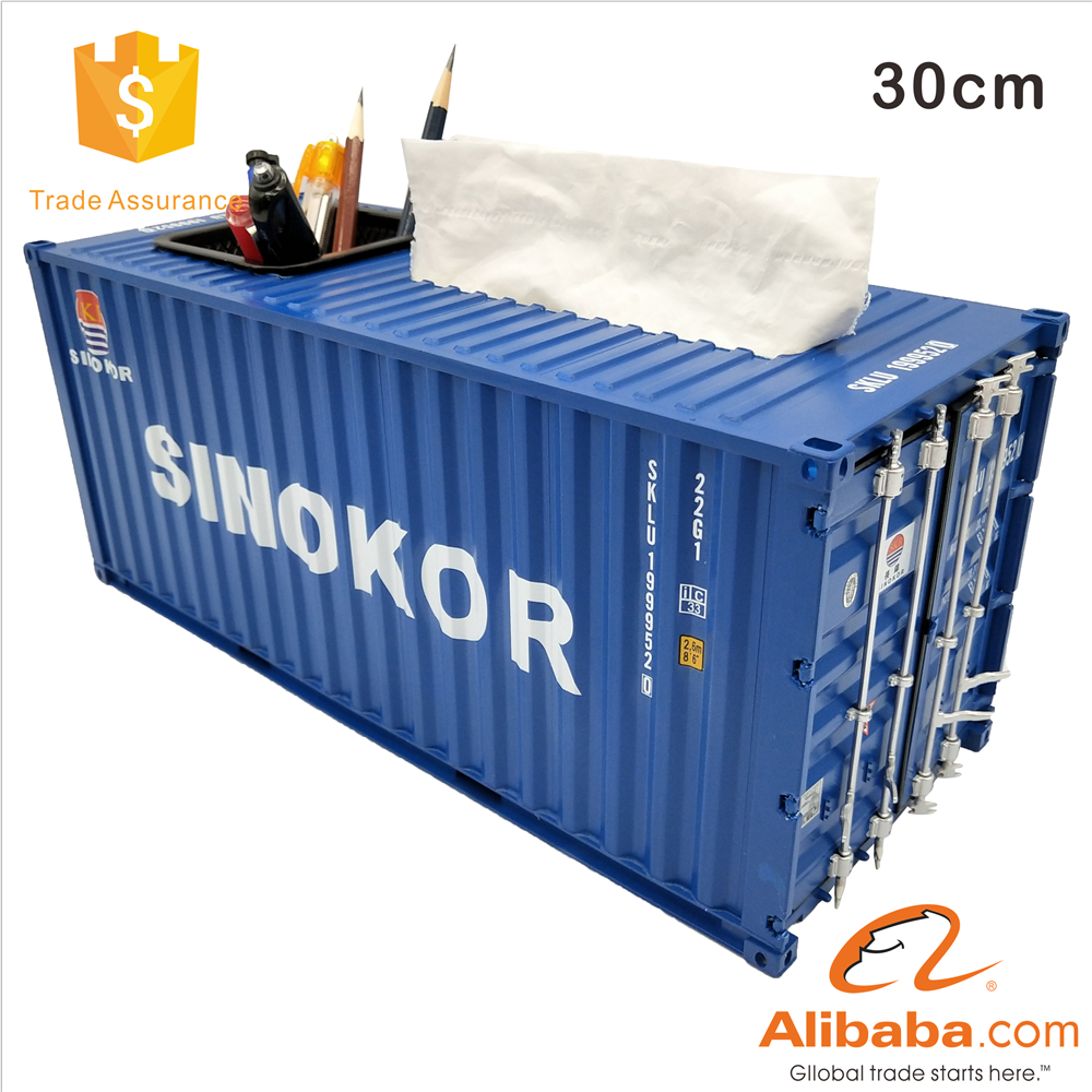 30cm 1:20 SINOKOR logistics mini container Pen holder shipping ...