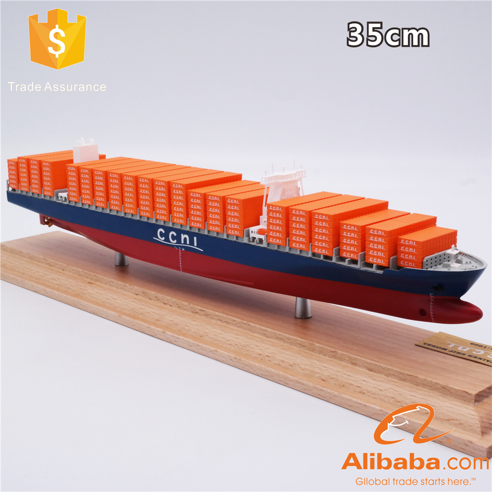 35cm CCNI Container ship model B Shipping line CCNI O.A.S ship model ...