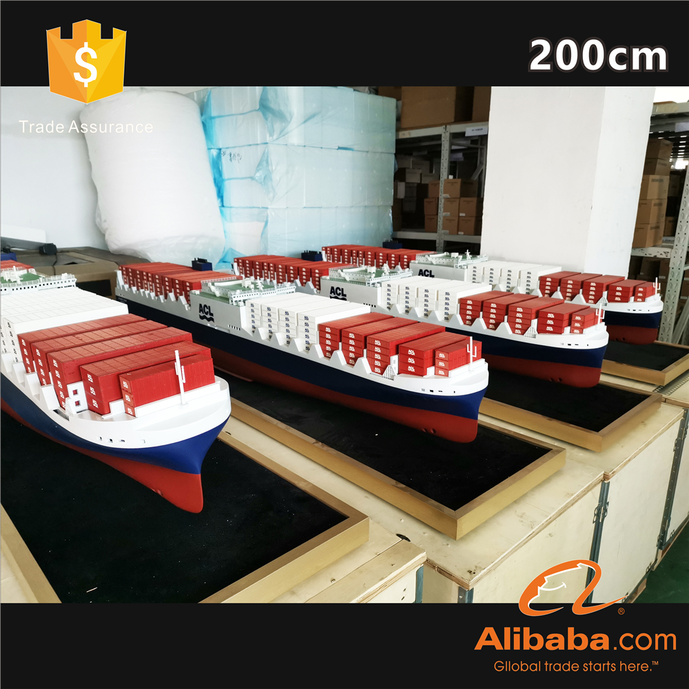 200cm ACL container ship model Custom shipping scale model ship Model ...
