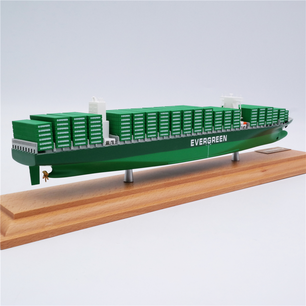 35cm EMC container ship model ever green shipping line customized scale ...
