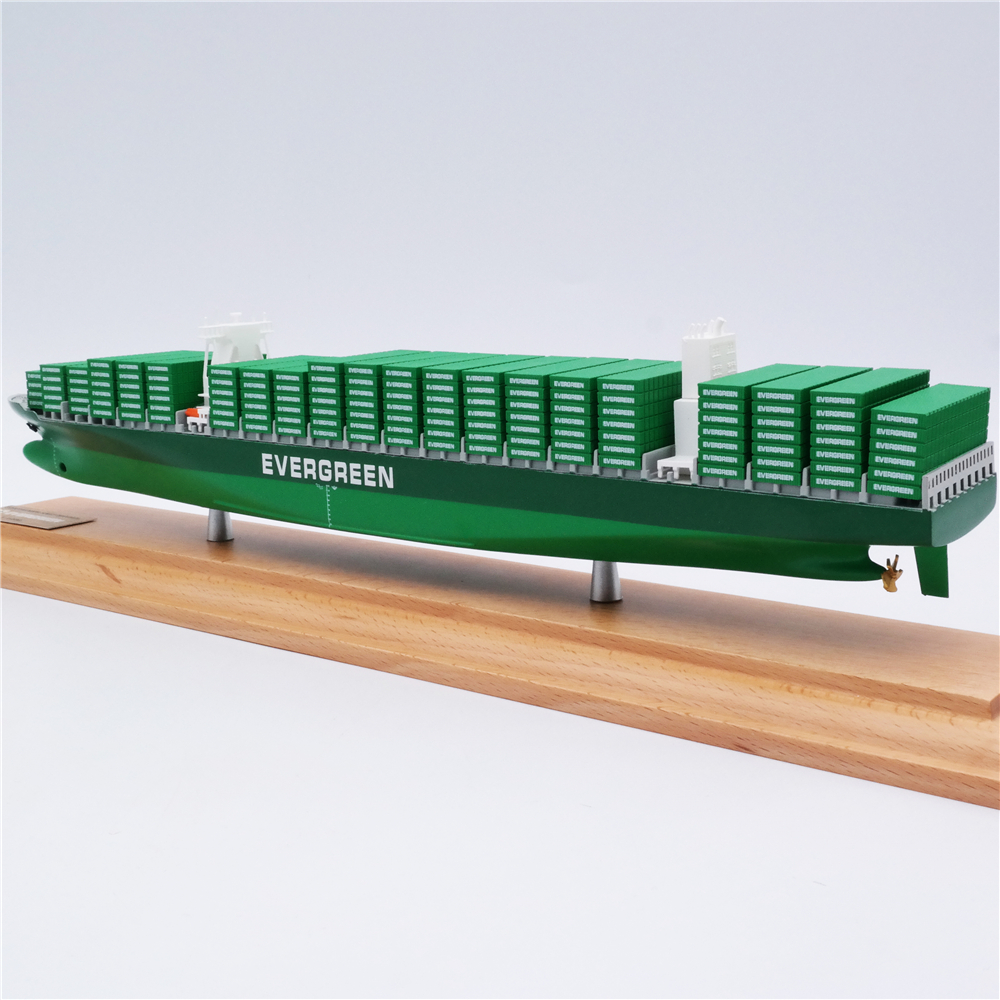 35cm EMC container ship model ever green shipping line customized scale ...