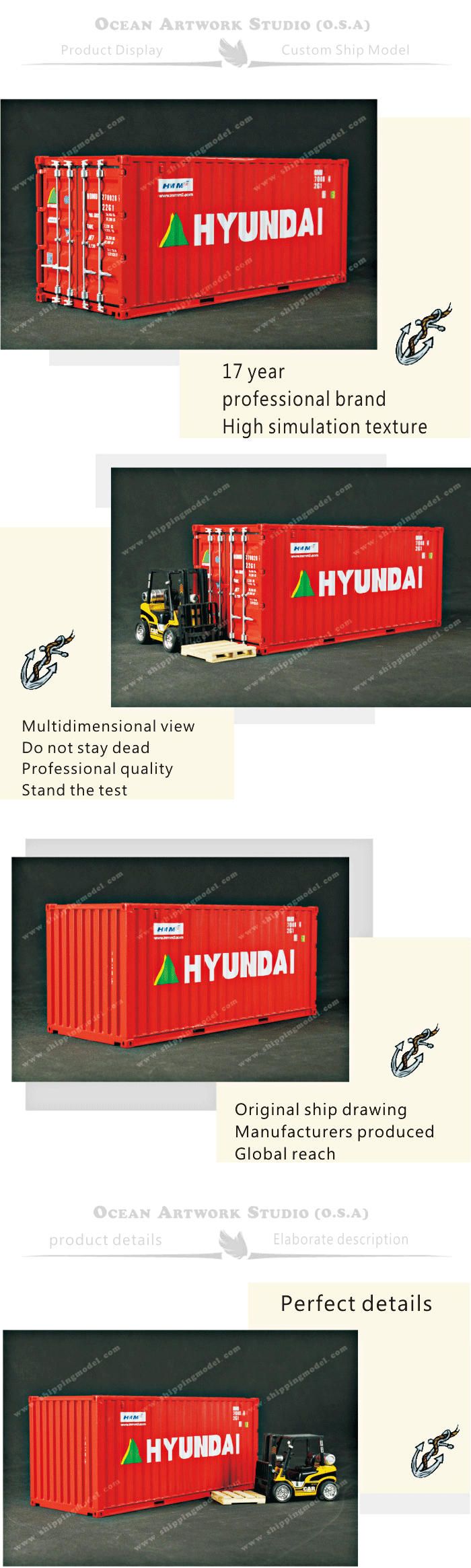 container ship model factory |hyundai container model |container ...